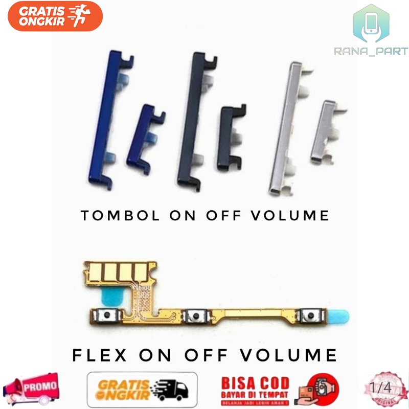 Jual Fullset XIAOMI REDMI NOTE 8 1 SET FULLSET | Tombol Luar / Power On Off Volume / On Of Vol ...