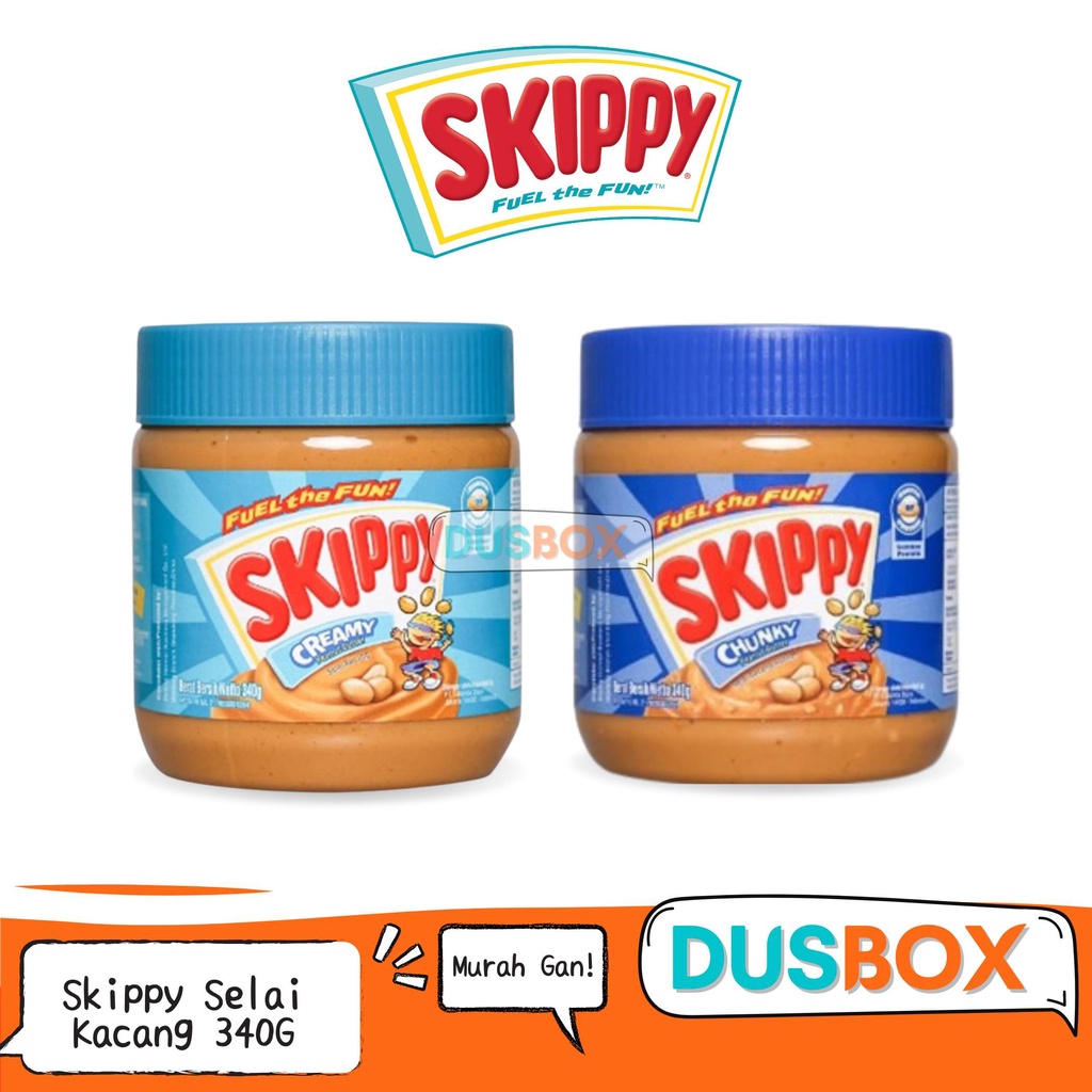 Jual Skippy Peanut Butter 340g / Selai Kacang Skippy / Skippy Peanut ...