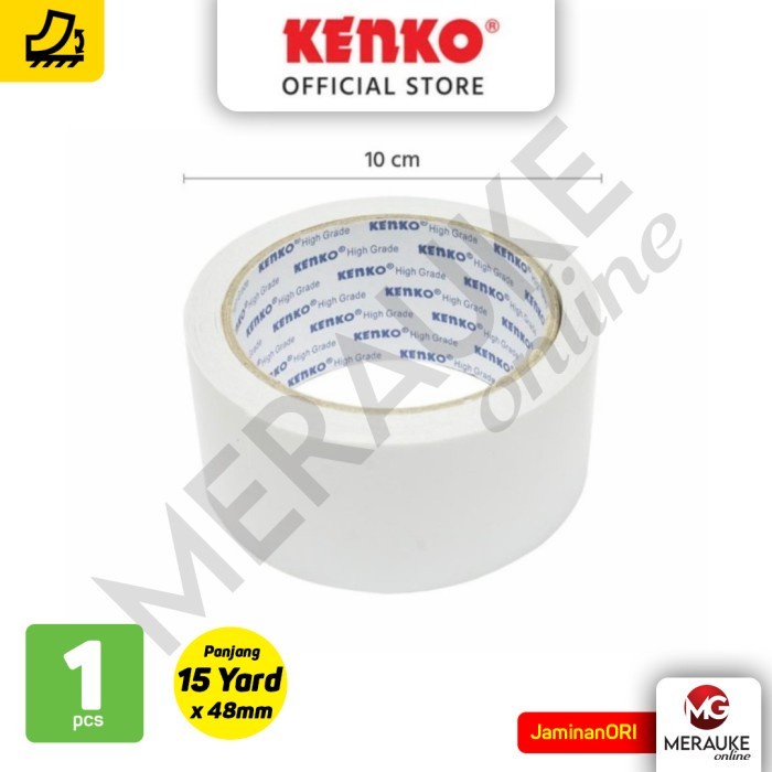 Jual Double Tape KENKO 2 inch / 48mm x 15Yard Blue (1 KARTON isi 60 ...