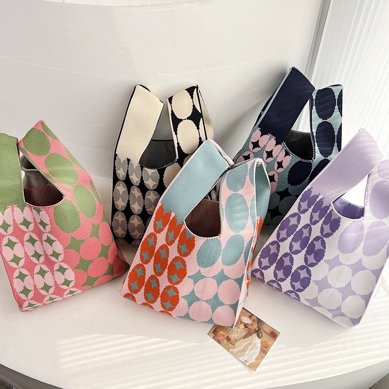 Jual TAS BUFFALOW BANGKOK MINI TREND THAILAND BANGKOK / KNITTED BAG KOREAN BAG KNIT TOTE BAG TAS ...