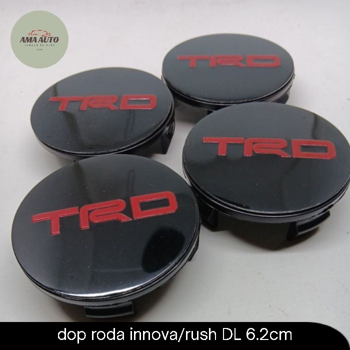 Jual dop roda tutup as roda velg TRD mobil innova/rush diameter 6.2cm ...