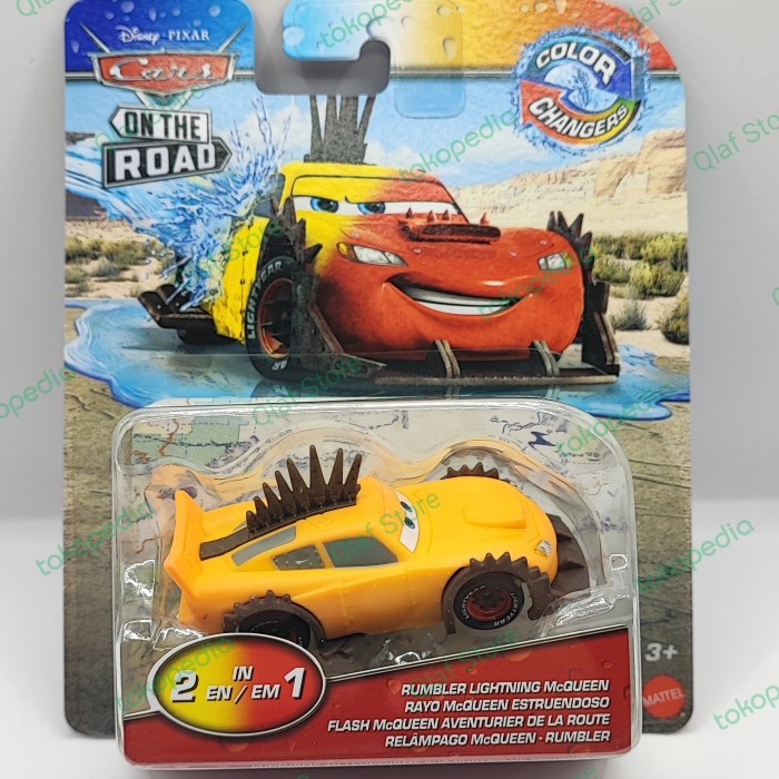 Jual Mainan Diecast Disney Pixar Cars Color Changers Rumbler Lightning ...