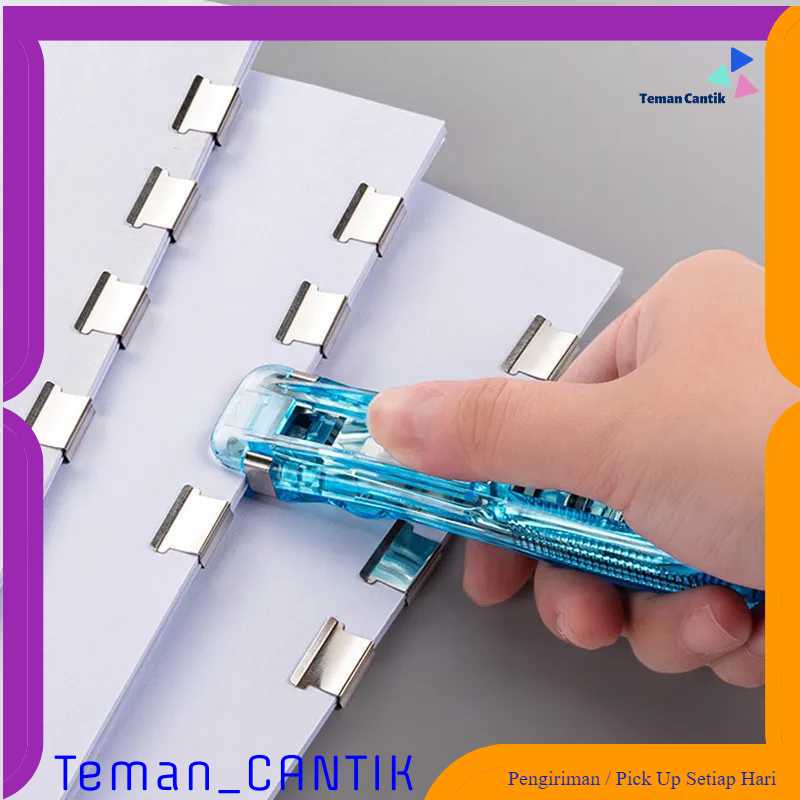 Jual TC - ATK ECS Stapler Klip Kertas 60 Lembar Binding Paper Clip ...