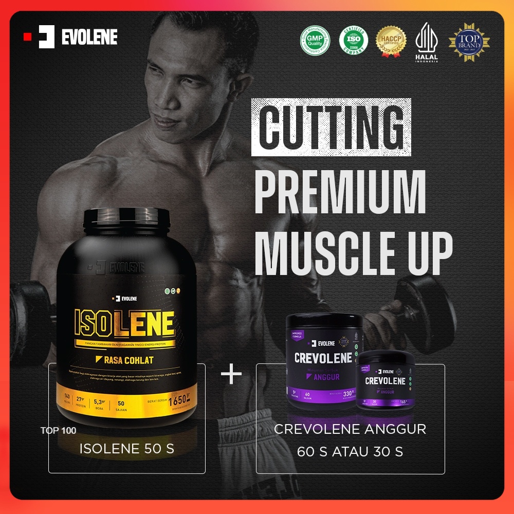 Jual Isolene 50 Serving + Crevolene 60 Serving Bundling Cutting Premium ...
