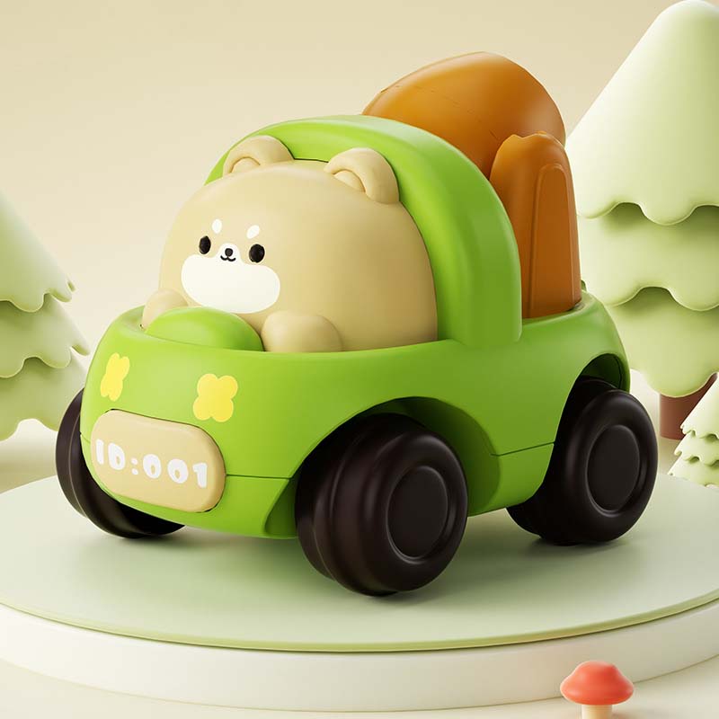 Jual Mobil Mainan Beroda Empat Kartun Binatang Kecil Mobil Mainan Anak ...