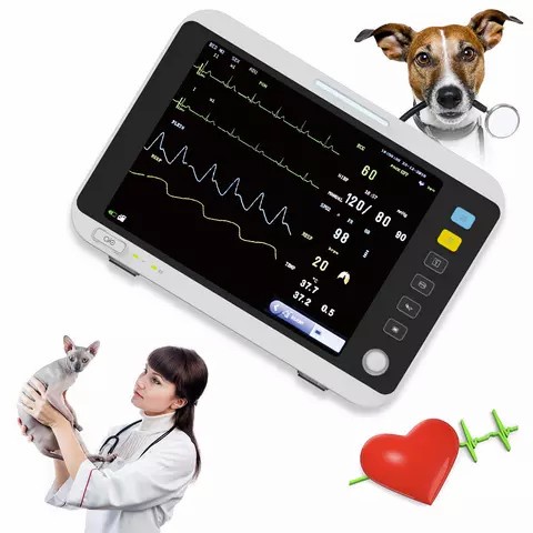 Jual MEC 1200 (Vetenery ) 12.inch color patient Monitor ECG-NIBP-SPO2 ...