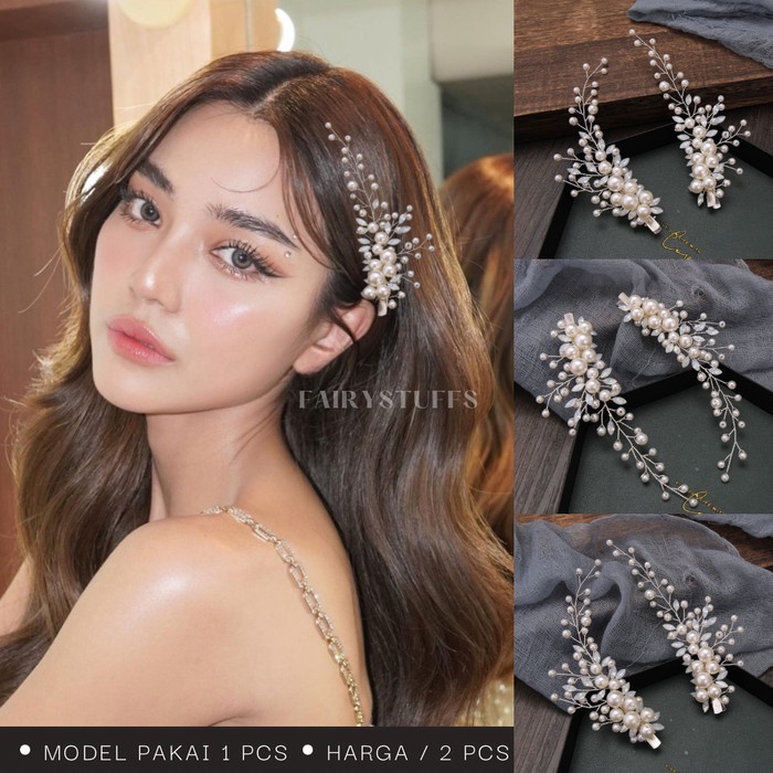 Jual Hairpiece Jepit Rambut Pesta Aksesoris Pengantin Hiasan Wanita ...