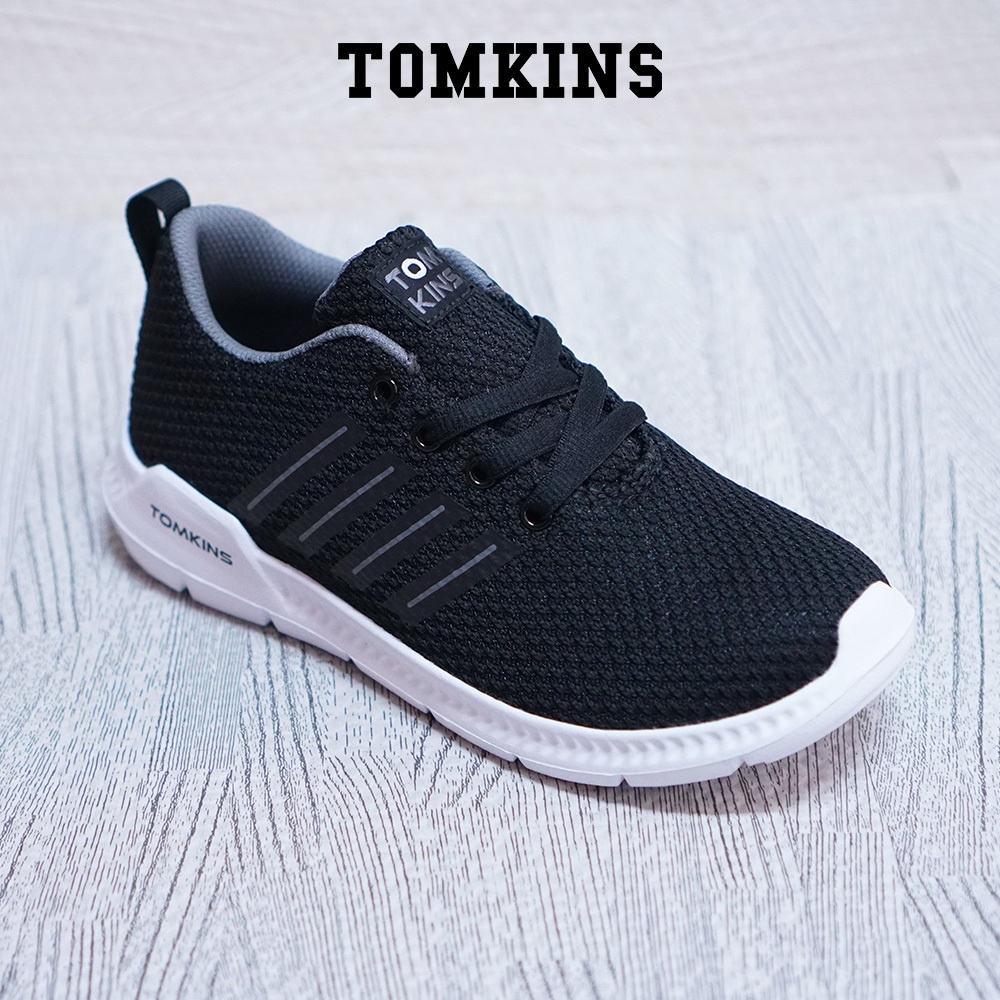 Jual TOMKINS Sepatu Anak Remaja Banshee Alpha - Black Grey | Shopee ...
