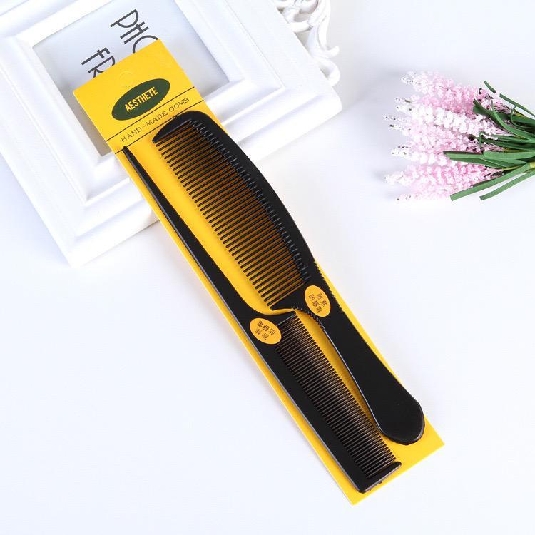Jual Sisir Hitam Isi 2 - Sisir Rambut Set Polos Lancip | Shopee Indonesia