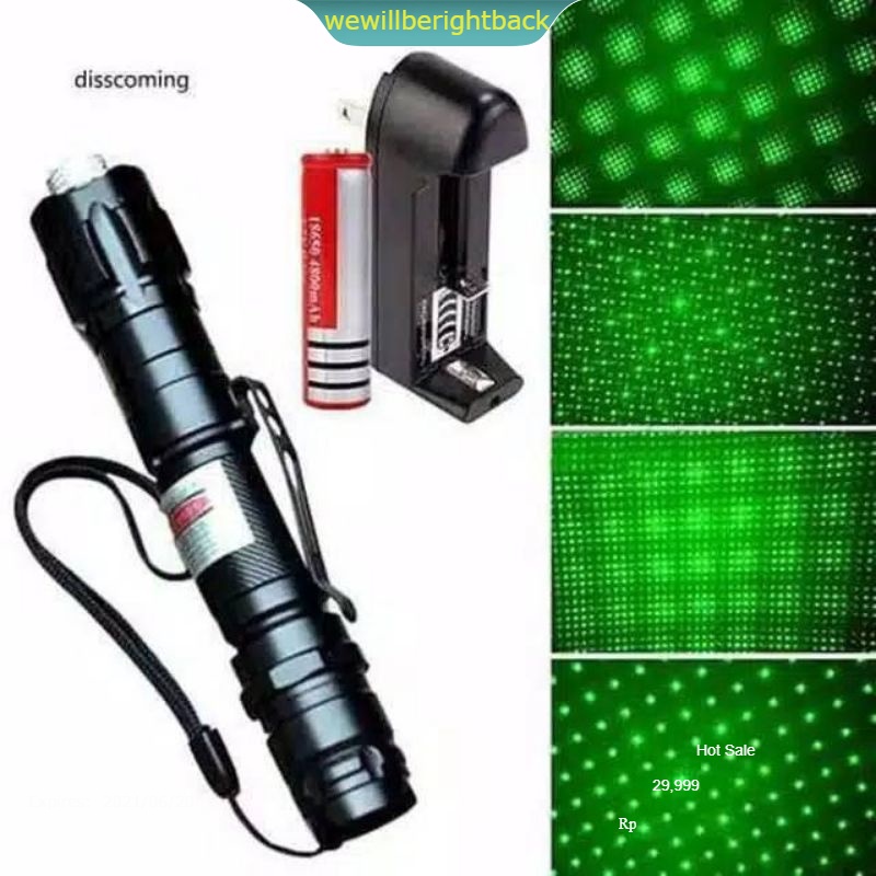 Jual Pena laser powerful 532nm Blue Violet Purple Beam Light Laser ...