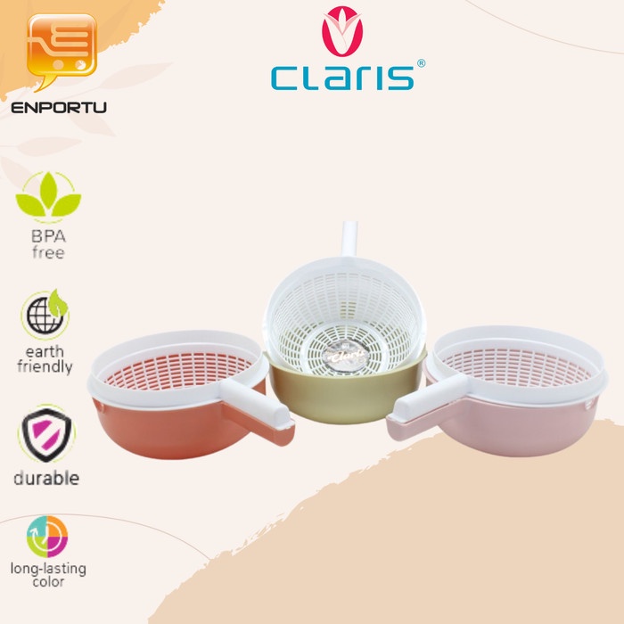 Jual CLARIS Saringan Peniris Buah Sayur - 2163 RE | Shopee Indonesia