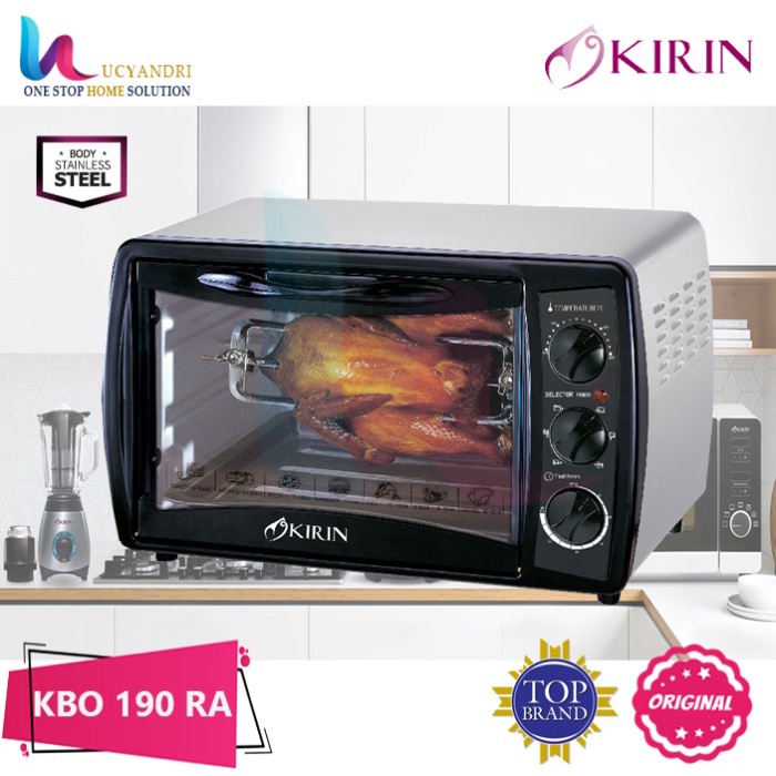 Jual Kirin Oven Listrik KBO -190 RA / 190 (19 Liter) ORIGINAL Microwave | Shopee Indonesia