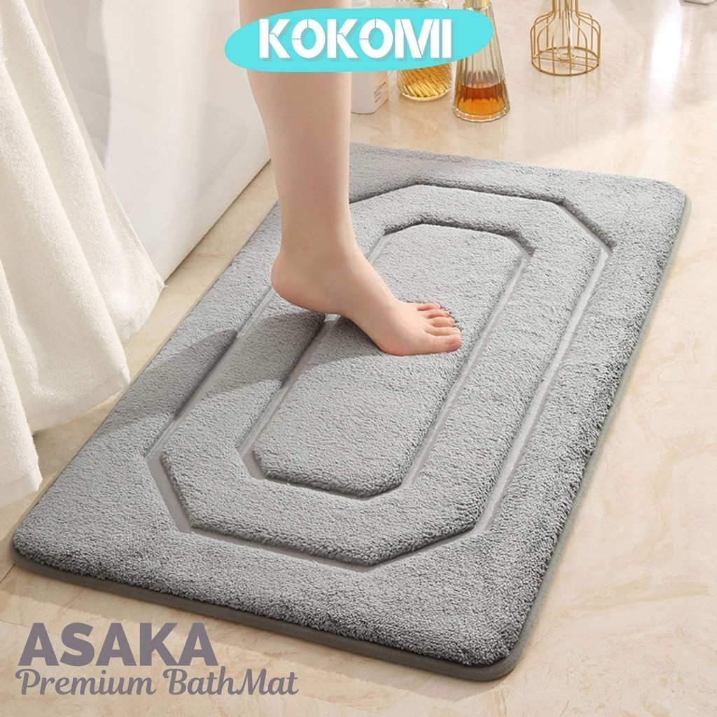 Jual KOKOMI Premium Keset Memory Foam Asaka Keset Kamar Mandi Tebal ...