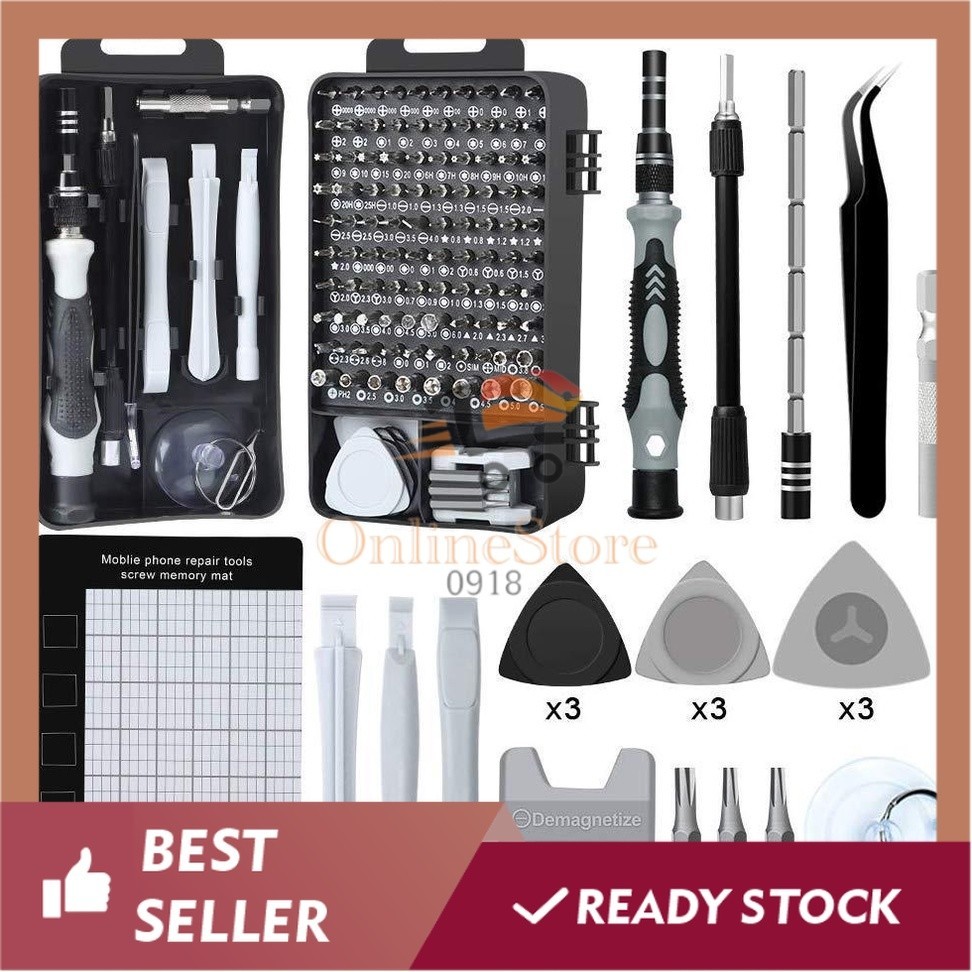 Jual OS -J310- Alat Obeng 115 in 1 Kepala Sekrup Yang Dapat Disesuaikan Multi-fungsi - Obeng Hp ...