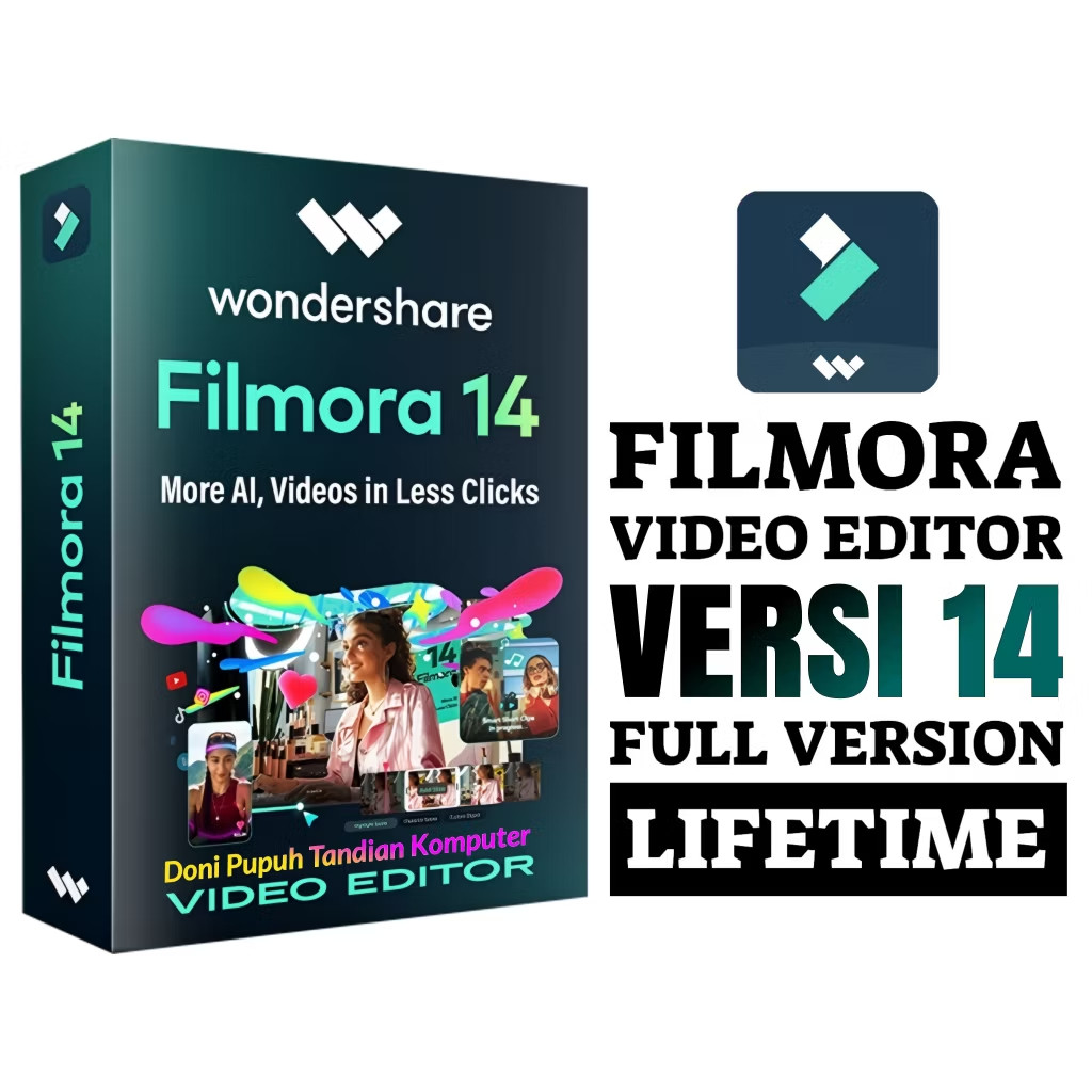 Jual Filmora Video Editor Full Version Lifetime + Video Install | Shopee Indonesia