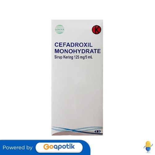 Jual Cefadroxil Monohydrate Mulia 125 Mg/5 Ml Dry Syrup 60 Ml | Shopee Indonesia