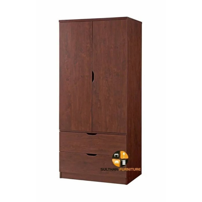 Jual Lemari Pakaian Minimalis 2 Pintu 2 Laci - Almari Klasik Kayu Jati ...