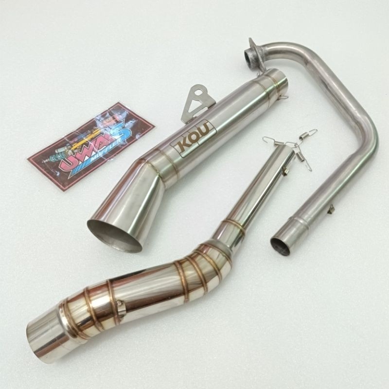 Jual DIBB Open Spec kou super open exhaust pipe for tmx 125 155 Russiai ...