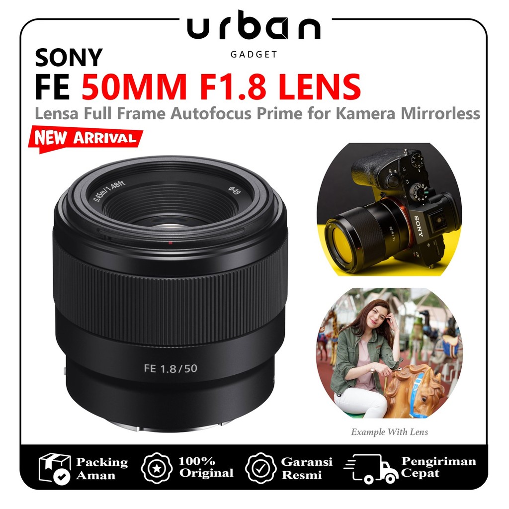 Jual Sony E 50MM F1.8 FE Lensa | FE Prime Autofocus E Mount Lensa ...