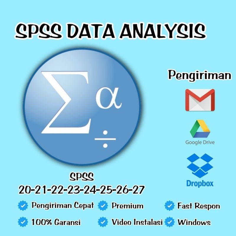 Jual Statistik SPSS 25,26,27 Bergaransi Full Version SPSS Statistics ...