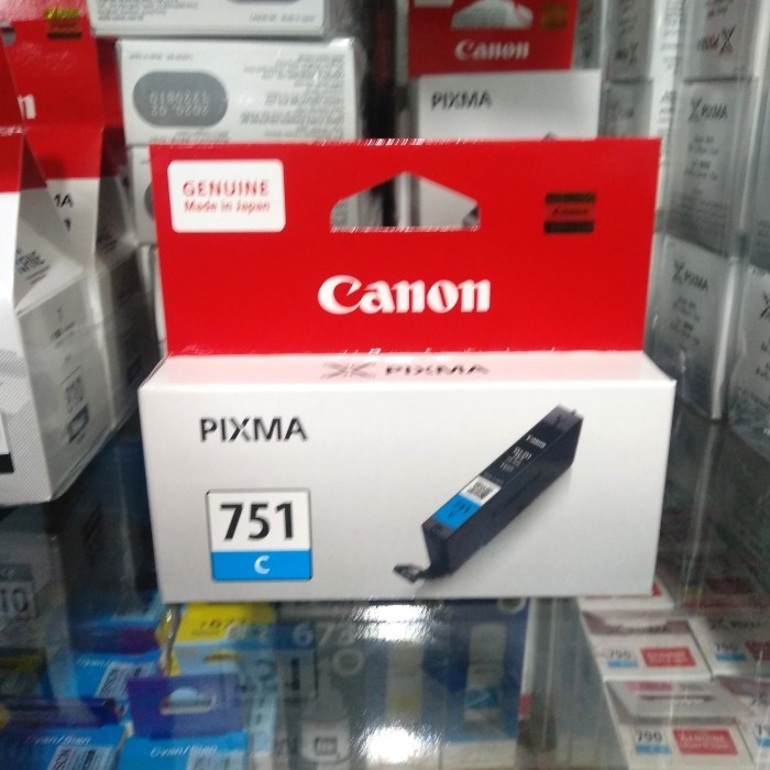 Jual Tinta Canon CL 751 Cyan ink catridge original | Shopee Indonesia