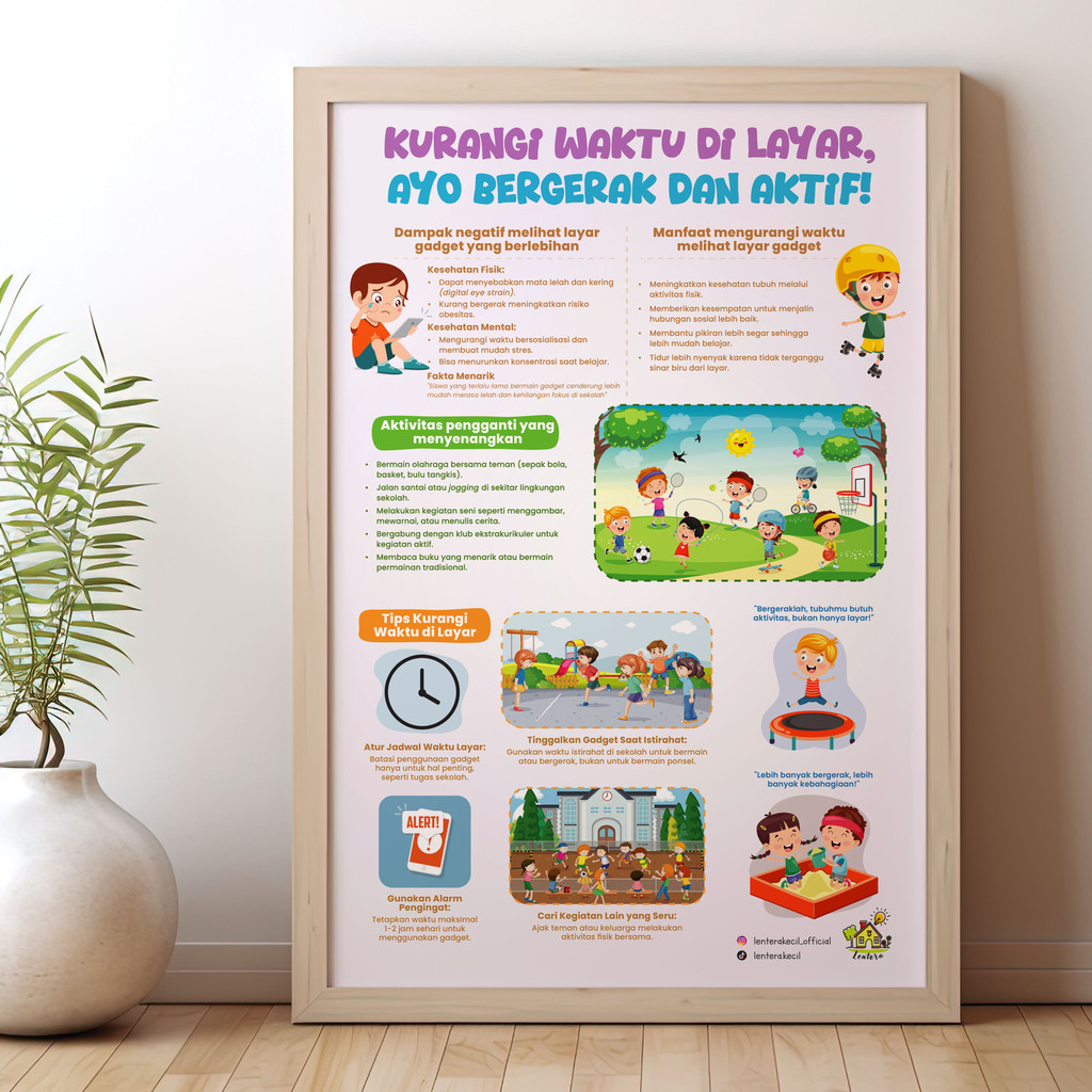 Jual Poster LITERASI DIGITAL Etika Menghubungi guru melalui HP Bijak ...