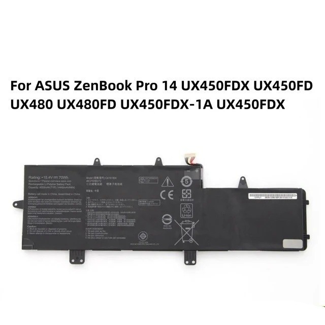 Jual Baterai Asus ZenBook 14 UX450 UX450FD UX480 UX480FD C41N1804 ...
