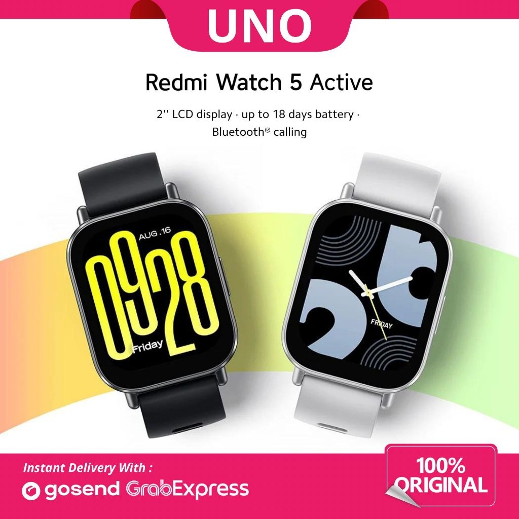 Jual Xiaomi Redmi Watch 5 Active SmartWatch 140 Sport Mode Hyper OS ...