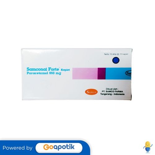 Jual Samconal Forte 650 Mg Box 100 Kaplet | Shopee Indonesia