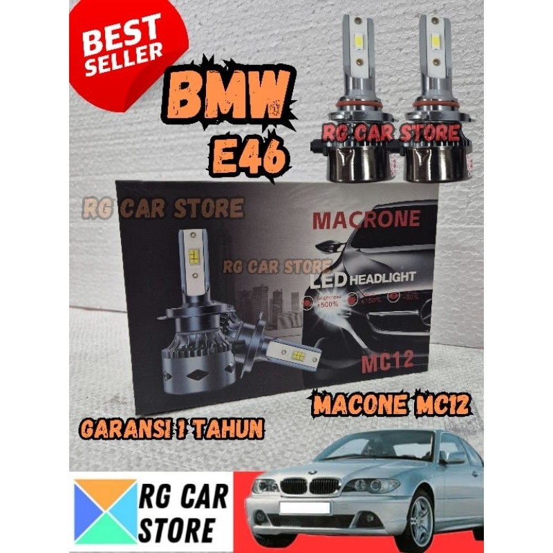 Jual Lampu LED Mobil Bmw E46 Super Terang Brand Macrone MC12 Garansi 1 ...