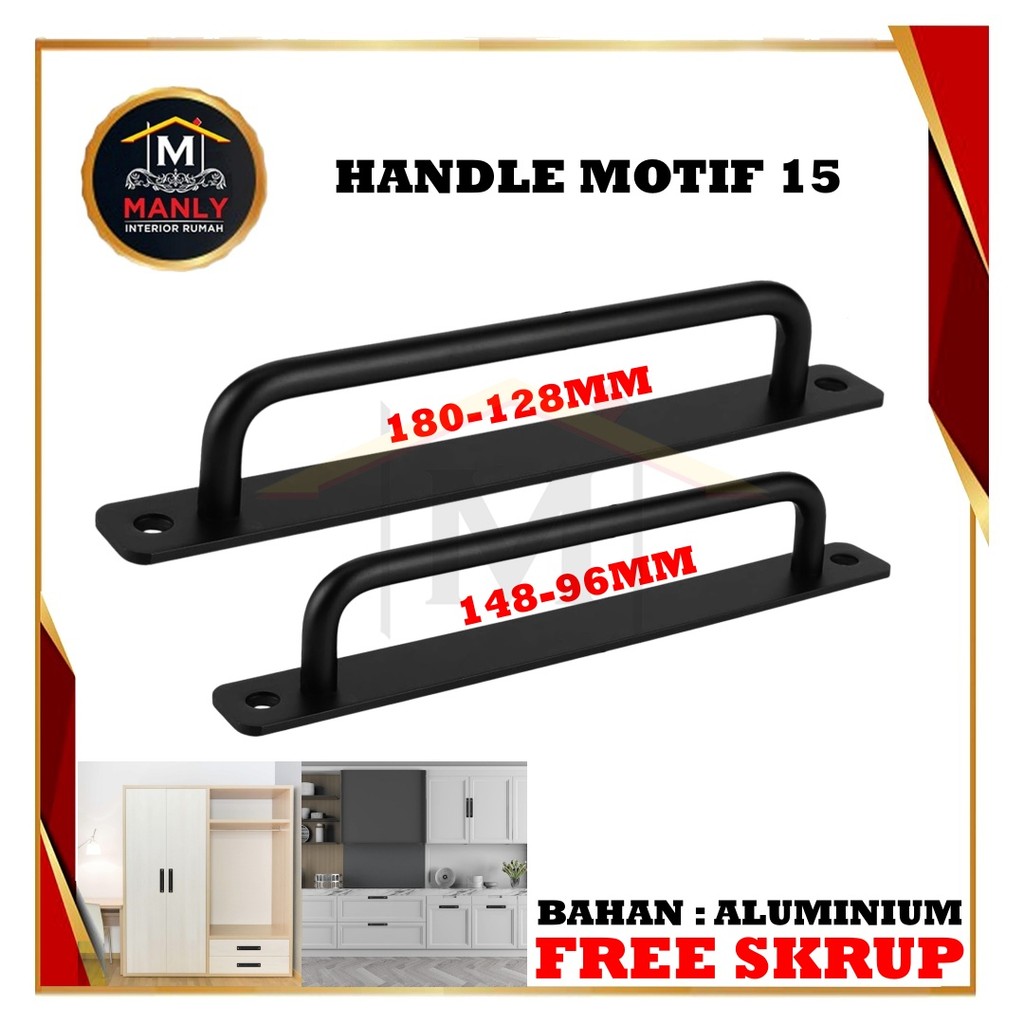 Jual Tarikan Handle Pintu Aluminium Handel Lemari Laci Kabinet Pintu ...