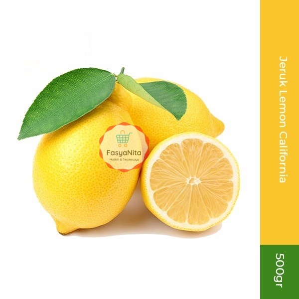 Jual Jeruk Lemon California 500g - FasyAnita Mart Denpasar | Shopee ...