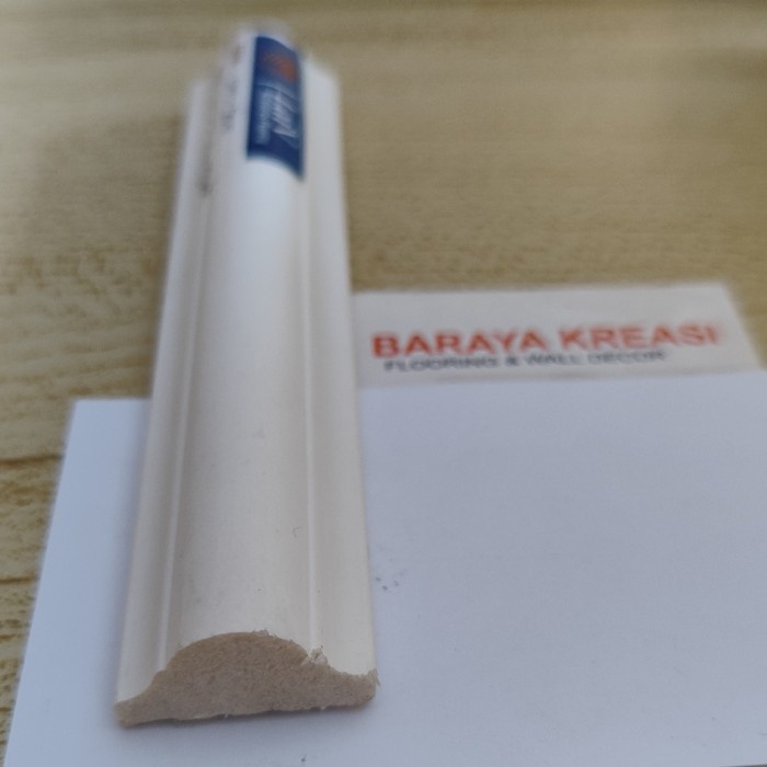 Jual LAIV WALL MOULDING LIST PROFILE DINDING BAHAN PVC 2,4 M - BULAT 2 ...