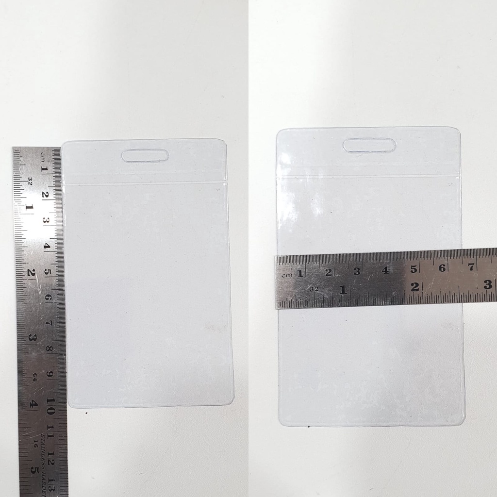 Jual 100pcs Plastik panitia plastik name tag plastik id card | Shopee ...