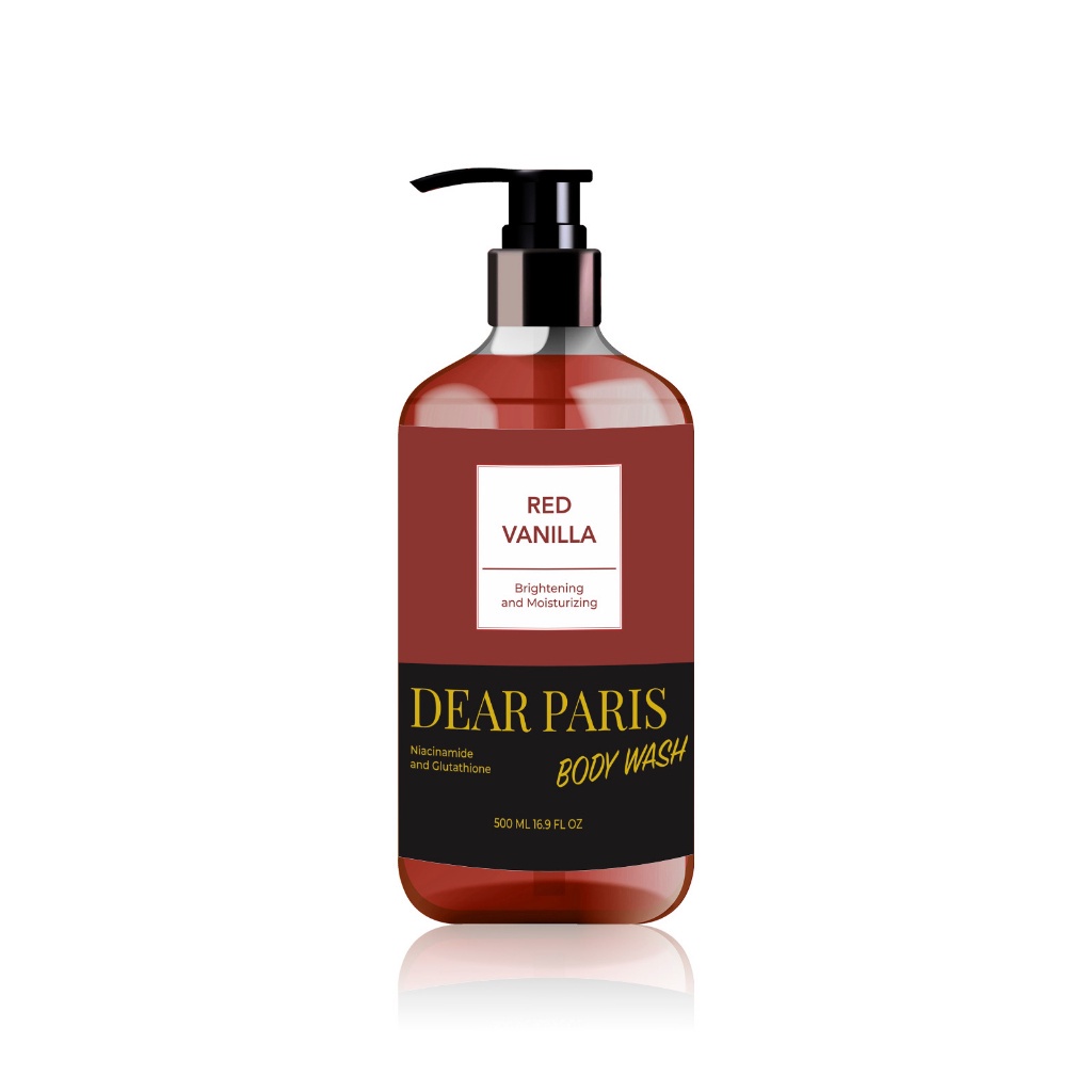 Jual SABUN MANDI DEAR PARIS WANGI PARFUM RED VANILA 500 ML ( SETENGAH ...