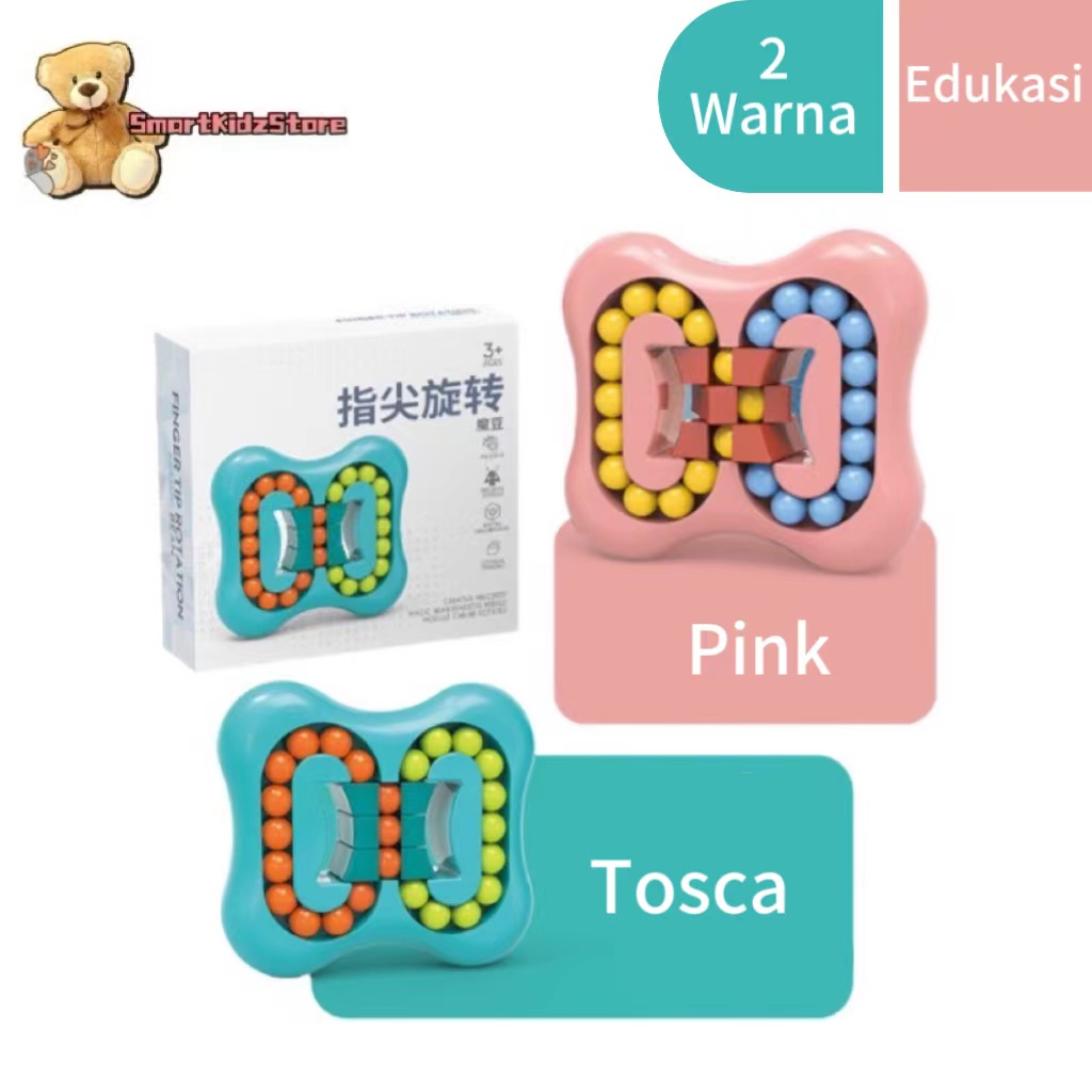 Jual Mainan Ujung Jari Peach And Tosca Magic Cube Rotating Magic Beans ...
