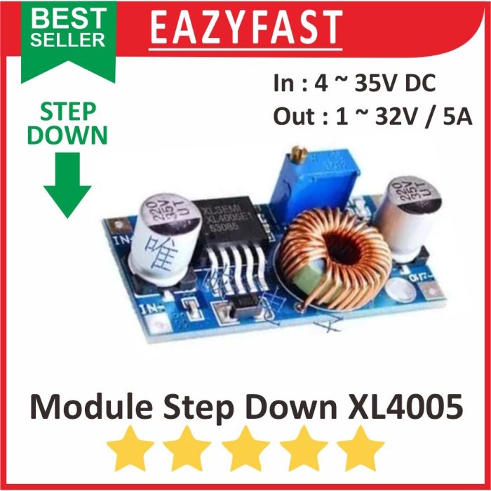 Jual Step Down 5A XL4005 Module Modul DC Adjustable Power Supply ...