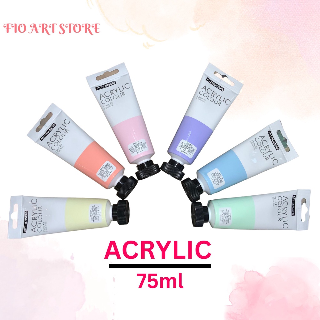 Jual Cat Akrilik Pastel Art Rangers 75ml | Acrylic Paint | Shopee Indonesia