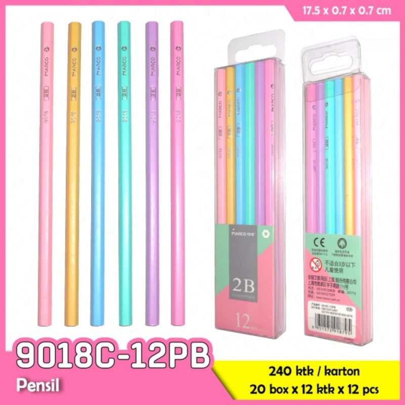 Jual Pensil 2b Pastel 12pc Shopee Indonesia