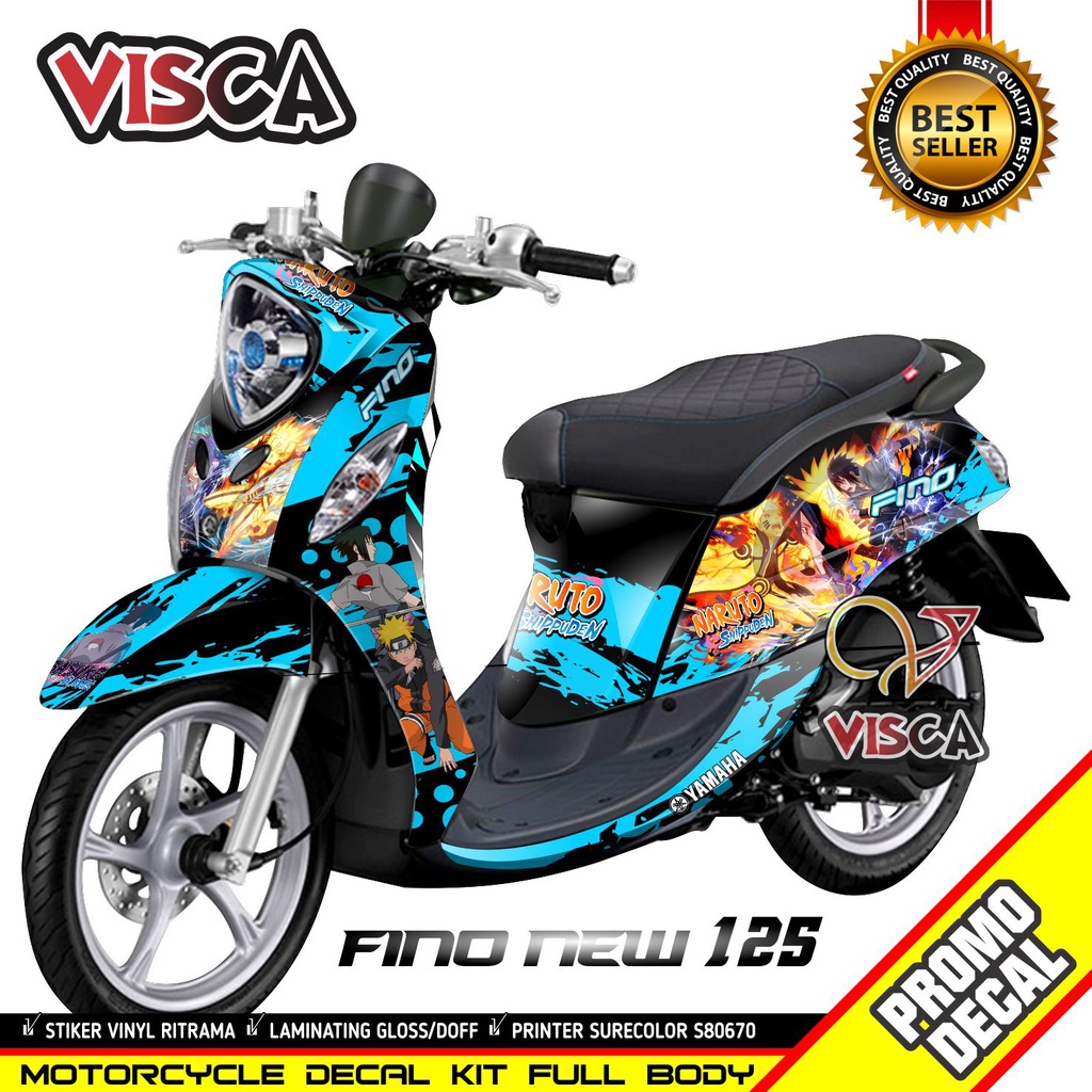 Jual Decal Fino 125 Full Body Stiker Fino 125 Full Body Variasi Stiker ...