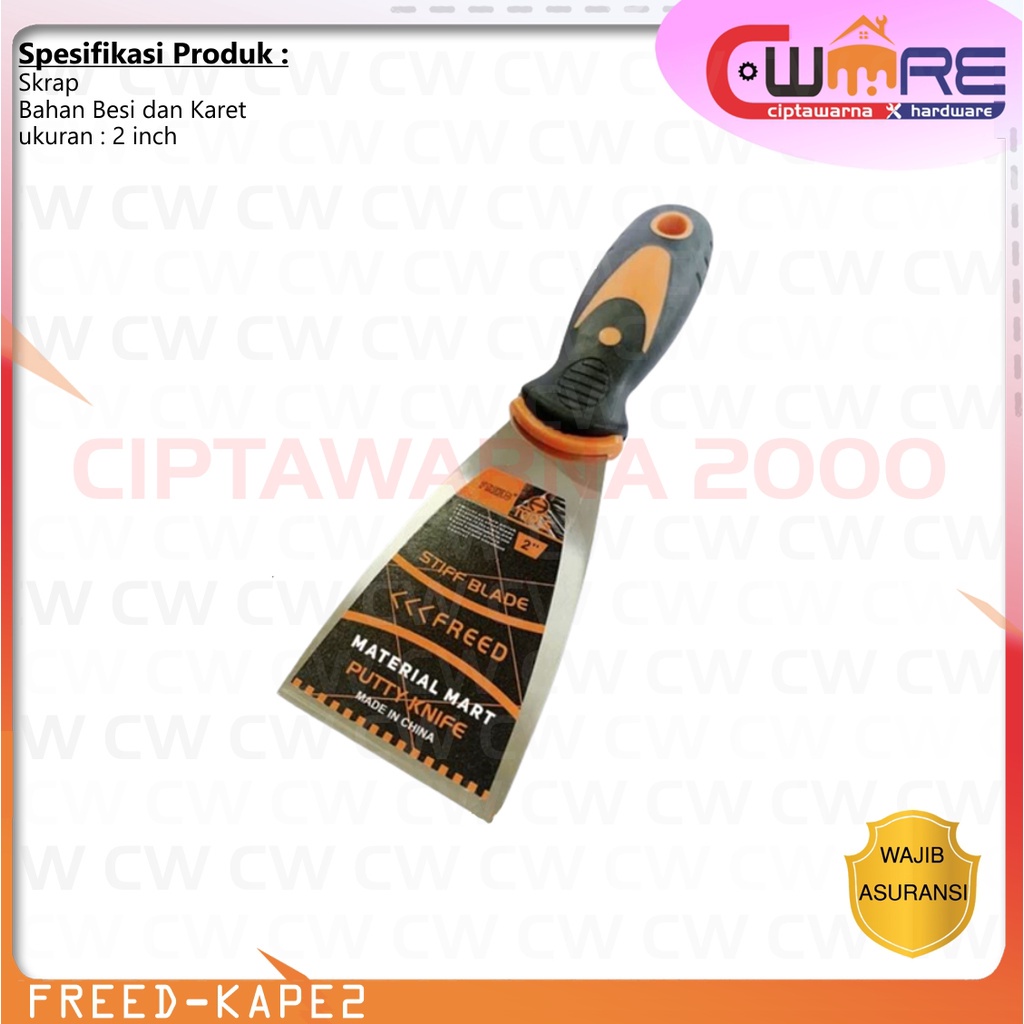 Jual Skrap scrap Kape 4" Inch Dempul Plamir Cat Prohex 2060-018 ...