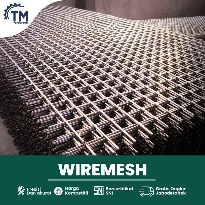 Jual Wiremesh M8 7.5mm x 150 x 150 SNI Jaring Besi Cor | Shopee Indonesia