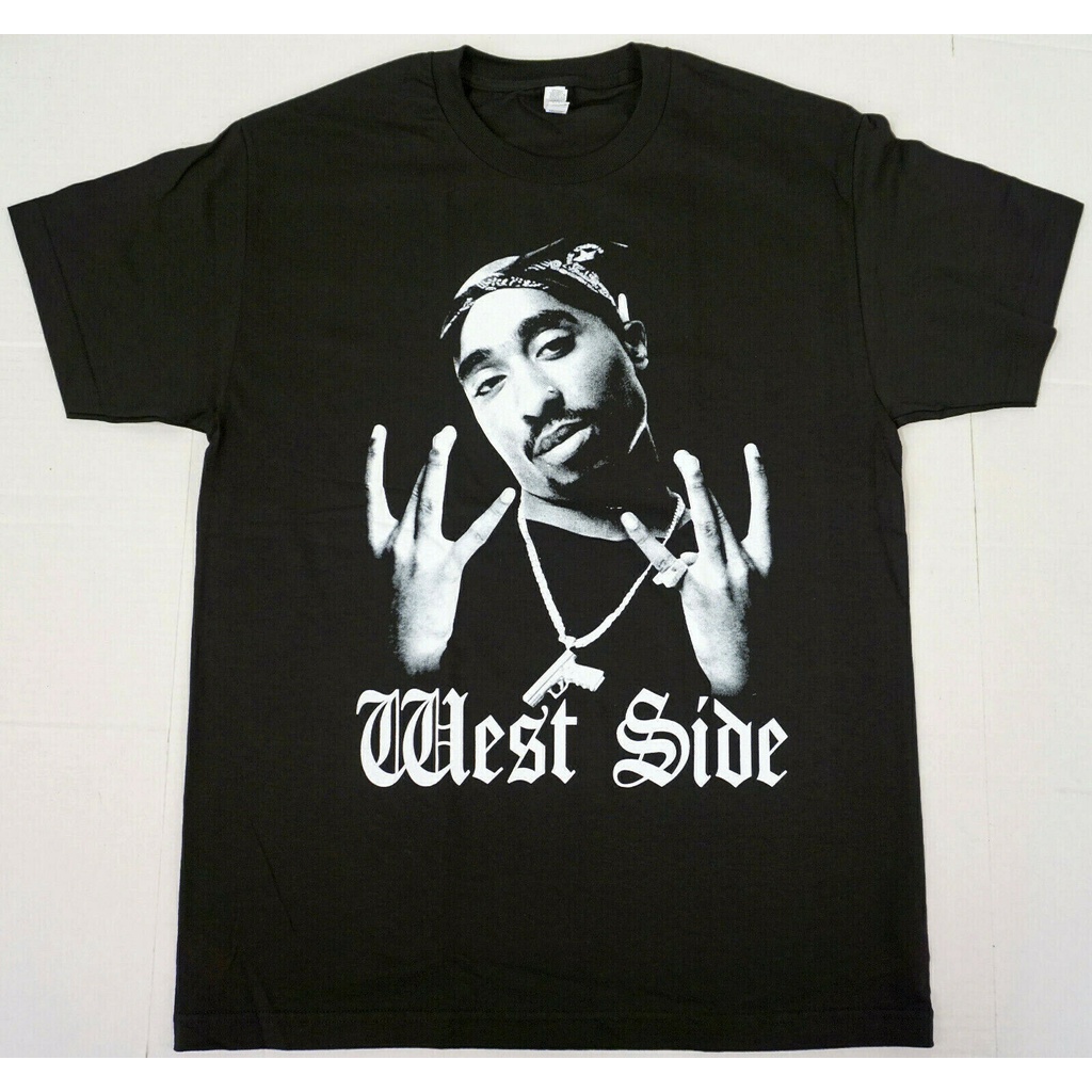 Jual . Kaus 2Pac Baru Tupac Shakur West Side Rap Hip Hop Pria | Shopee ...