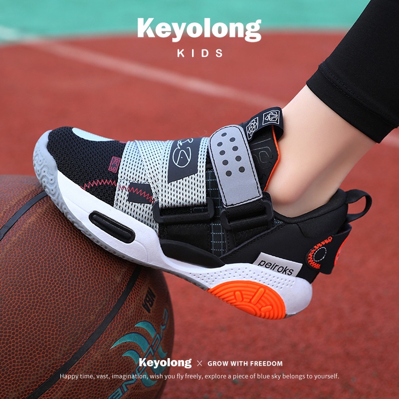 Jual Sepatu Sekolah anak anak Sepatu Basket Anak laki laki dan ...