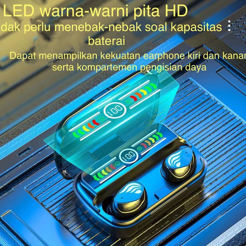 Jual Headset M20 PRO Earphone Bluetooth Smart Display With Tampilan ...