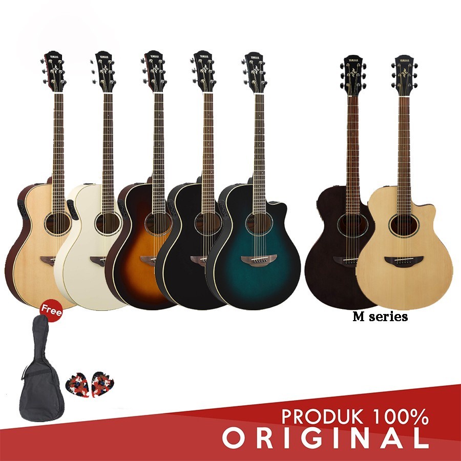 Jual Yamaha Gitar Akustik Elektrik APX 600 / APX600 / APX-600 - (Tersedia 7 Warna) + Softcase ...