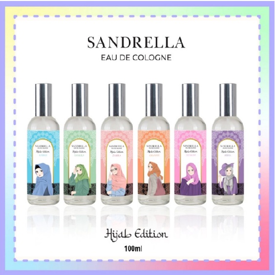 Jual SANDRELLA HIJAB EAU DE COLOGNE ALL VARIANTS 100ML | Shopee Indonesia