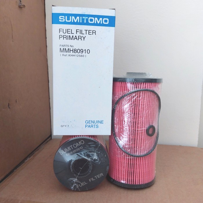 Jual Fuel Filter MMH80910 Sumitomo Filter Solar KHH12560 MMH 80910 ...