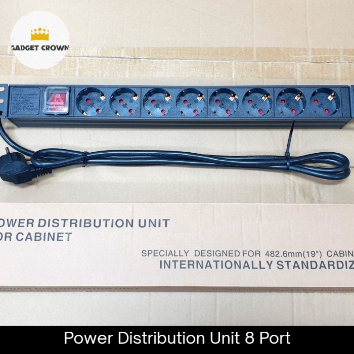 Jual Power Distribution Unit PDU 8 port / PDU 8 Lubang | Shopee Indonesia