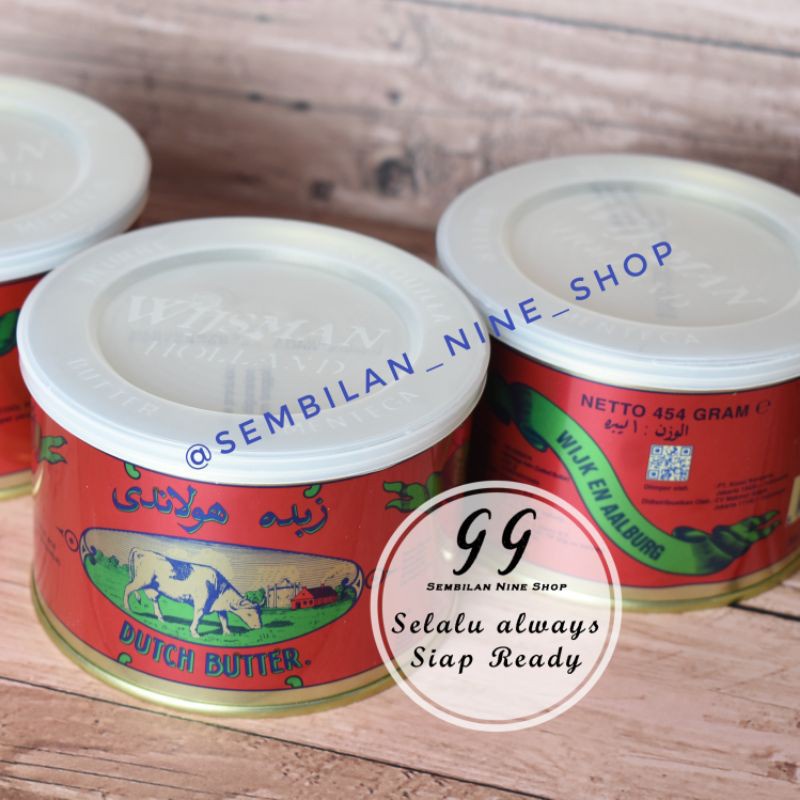 Jual WIJSMAN Dutch BUTTER 454 GRAM MENTEGA WISMAN WYSMAN HOLLAND ...